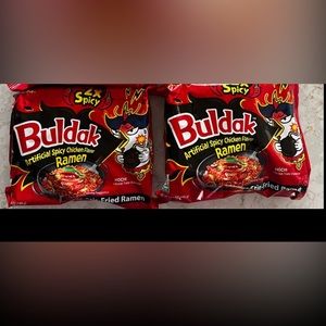 BULDAK | Other | 2 Xpack Buldak Red 2x Spicy Spicier Korean Ramen Stir ...